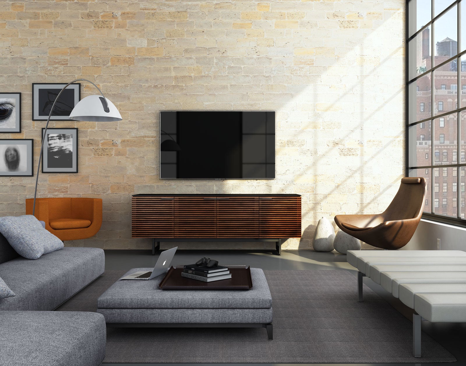 Corridor tv stand store